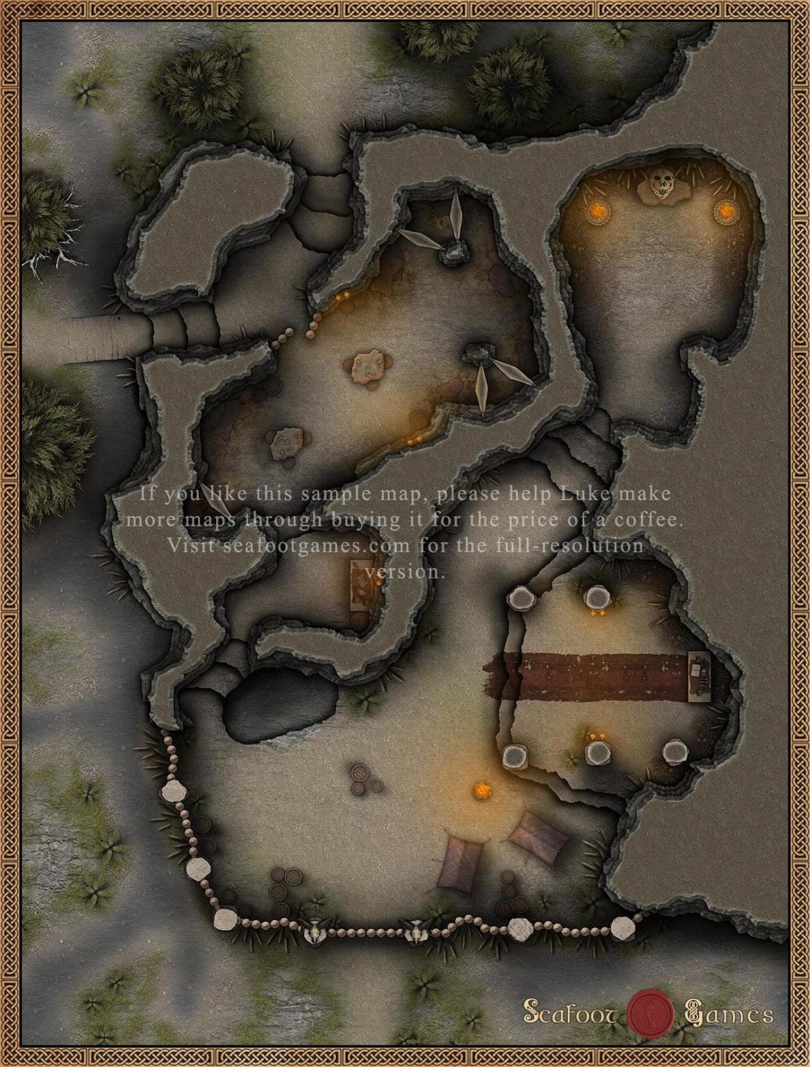 Black Steppes Adventurer's Guide DnD Battlemap Bundle!
