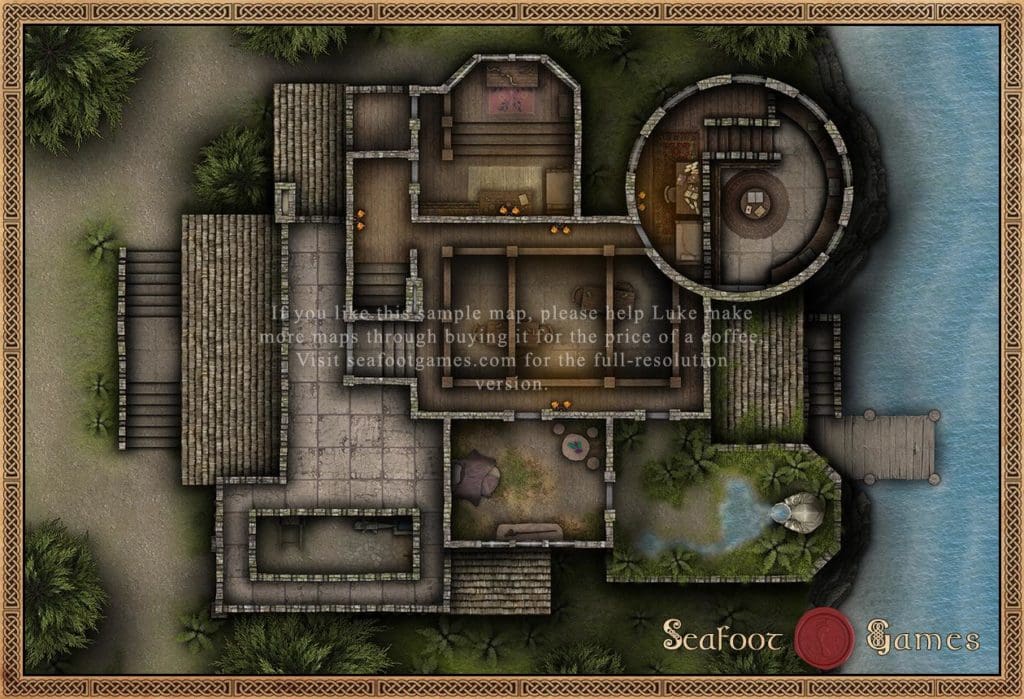 Seven Seas DnD Battlemap Bundle - 49 TTRPG Maps • Seafoot Games