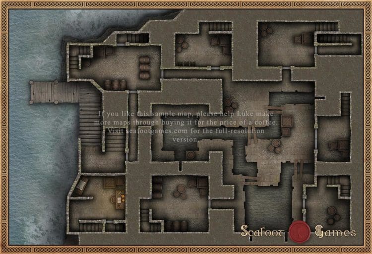 Seven Seas DnD Battlemap Bundle - 49 TTRPG Maps • Seafoot Games