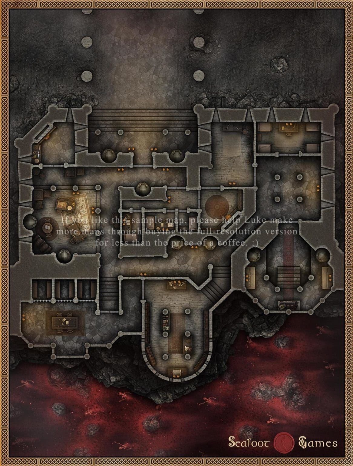 Tactical GM's DnD Battlemap Bundle - 210 Large Maps for $29.99