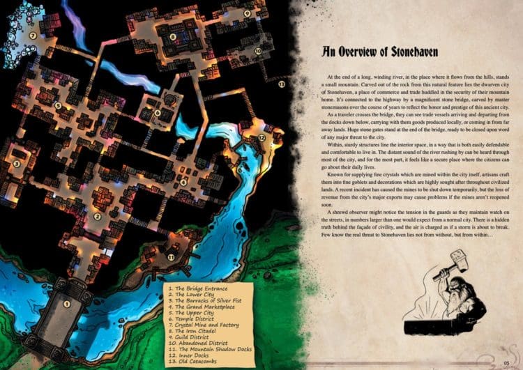 Stonehaven Adventurer’s Guide DnD Battlemap Bundle