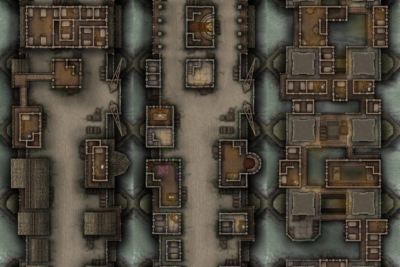 Free TTRPG Battlemap – High Pass Fortress • Seafoot Games