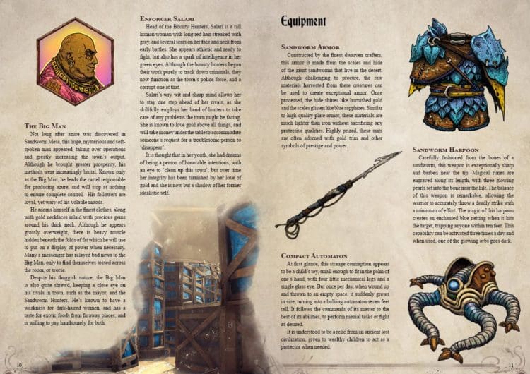 Sandworm Mesa Adventurer’s Guide DnD Battlemap Bundle