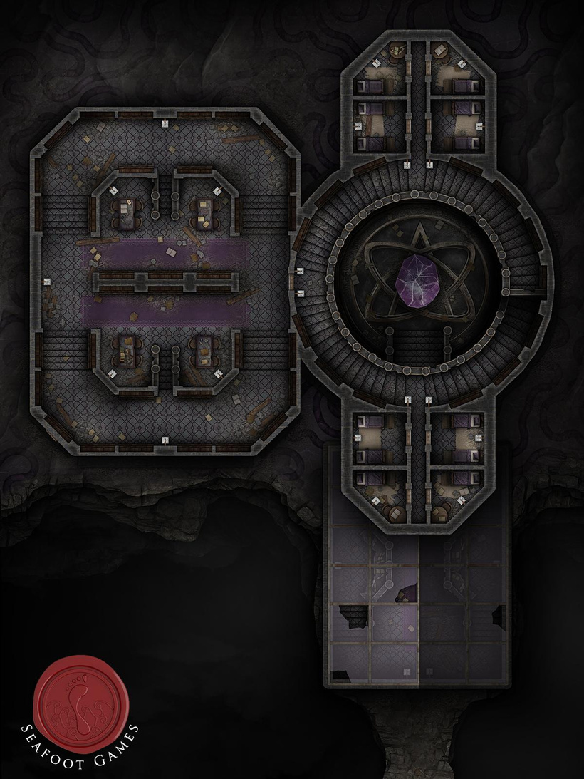Isle of Fangs 5e Campaign Sourcebook with 17 DnD Battlemaps