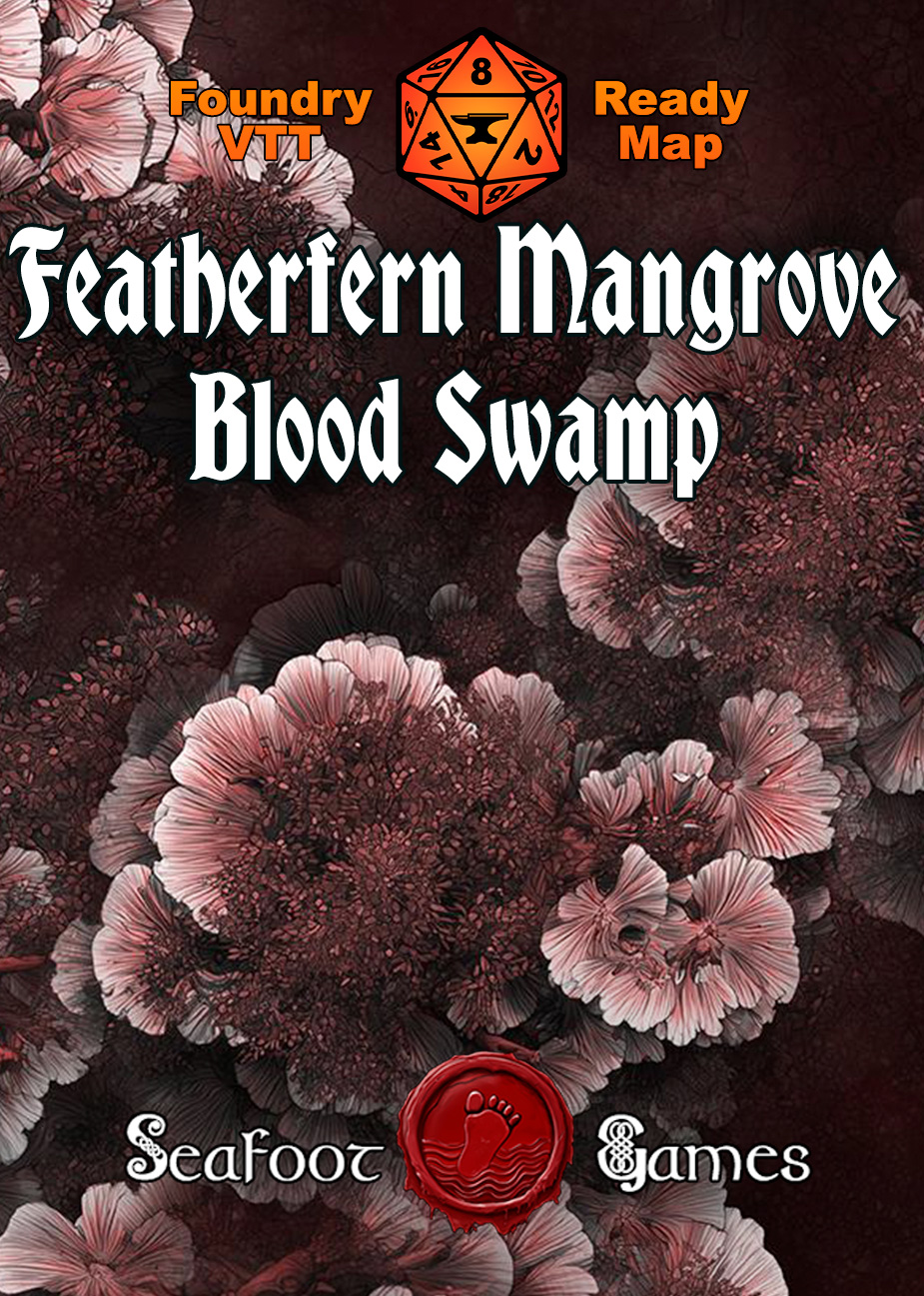 Featherfern Mangrove Blood Swamp 40x30 DnD Battlemap - FoundryVTT Ready ...
